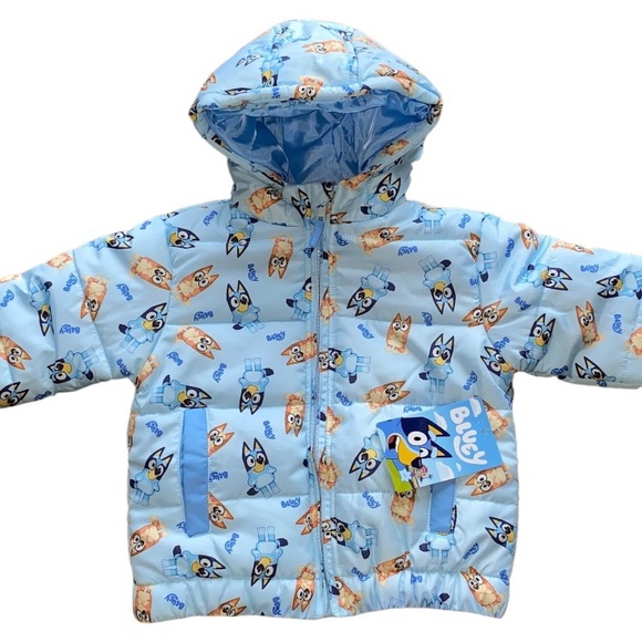 Jackets & Coats | Bluey Bingo Puffer Jacket Coat | Poshmark